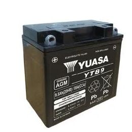 Yuasa YTB9 12V 9Ah 95A Starterbatterie 10Ah f&uuml;r MASH MOTORCYCLES