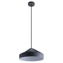 Paco Home Pendelleuchte "HURLEY T", grau, 1, &Oslash; 36cm H: 18cm, Leuchten, H&auml;ngelampe Esszimmer K&uuml;chenlampe H&auml;ngend Esstischlampe Innen Gold, Pendelleuchte