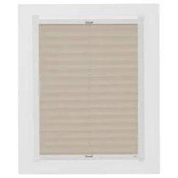 Dachfensterplissee SUNLINES "Young Style Energy Saving", beige (sand, wei&szlig;), B:77,5cm H:121,5cm, Obermaterial: 100% Polyester, Plissees, mit Energiespareffekt, mit F&uuml;hrungsschienen