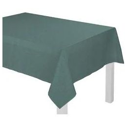 Tischdecke WIRTH "TORBOLE" Gr. 5, blau (petrol), B:130cm L:220cm, Baumwolle, Polyester, Tischdecken, Tischdecke
