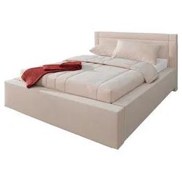 Tagesdecke, beige (sand), B:190cm L:220cm, Polyester, Westfalia Schlafkomfort, Tagesdecken