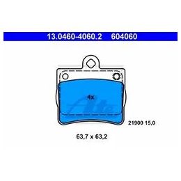 ATE Bremsensatz-Vorn und hinten SG00000DV3 Bremsensatz, Scheibenbremse vorne rechts links voll 284mm f&uuml;r MERCEDES-BENZ A0024202120 A2014230912 0024205