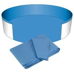 Poolinnenh&uuml;lle Clear Pool, blau, B:300cm H:90cm L:300cm, Polyvinylchlorid (PVC), Baufolien, &uuml;berlappend, in verschiedenen Gr&ouml;&szlig;en