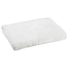 M&ouml;ve Duschtuch M&Ouml;VE "M&Ouml;VE Bamboo Luxe", wei&szlig; (snow), B:80cm L:150cm, Frottier, Obermaterial: 60% Baumwolle, 40% Viskose, Handt&uuml;cher, mit seidig gl&auml;nzenden Bord&uuml;ren