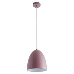 Paco Home Pendelleuchte "JACK", pink, 1, &Oslash; 25cm H: 26cm, Leuchten, K&uuml;chenlampe H&auml;ngelampe Esszimmer Esstischlampe Innen Gold Wei&szlig;, Pendelleuchte