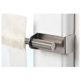 Scheibenstange Garesa "SPANNFIX" Gr. 4, grau (titanfarben), &Oslash;:9mm, Messing, Gardinenstangen
