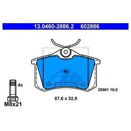 ATE Bremsensatz-Vorn und hinten SG00000DQF Bremsensatz, Scheibenbremse vorne rechts links Gelocht/innenbel. 320mm f&uuml;r SKODA SEAT VAG 8E0615601D 8E0698