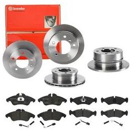 Brembo Bremsensatz, Scheibenbremse sg00000eek Hinterachse Voll 258mm 12mm f&uuml;r MERCEDES-BENZ VW SKODA AUDI