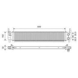 Valeo K&uuml;hler, Motork&uuml;hlung 701362 f&uuml;r SKODA VW SEAT AUDI 5Q0121251EL