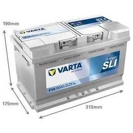 Varta Starterbatterie DYNAMIC SLI 12 V, 80 Ah, 740 A 580400074K262 12V 80Ah 740A f&uuml;r VW LAND ROVER TOYOTA AUDI JAGUAR VOLVO OPEL BMW GREAT WALL HYUNDA