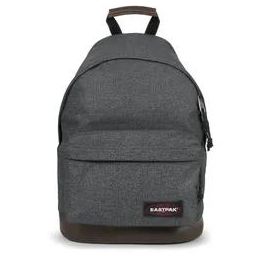 Freizeitrucksack Eastpak "WYOMING", Gr. B/H/T: 30cm x 40cm x 18cm, schwarz (schwarz denim), Polyamid, Basic, Rucks&auml;cke Freizeitrucksack, mit ger&auml;umigem Innenfach