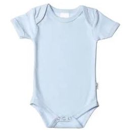 Kurzarmbody Liliput "Hellblau", Jungen, Gr. 86/92, EURO-Gr&ouml;&szlig;en, blau (hellblau), 100% Baumwolle, unifarben, kurz, Rundhals, Bodys, mit praktischen Druckkn&ouml;pfen