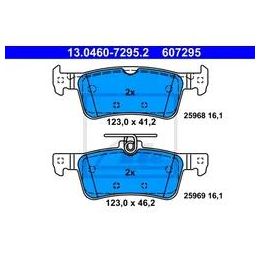 ATE Bremsensatz-Vorn und hinten SG00000DZS Universal vorne rechts links bel&uuml;ftet 268mm f&uuml;r PEUGEOT CITRO&Euml;N VAUXHALL OPEL DS 3642786 1611331480 9804605