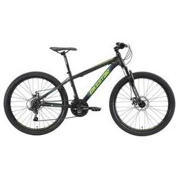 Mountainbike Bikestar Gr. 38, schwarz, Fahrr&auml;der, 38cm, 26 Zoll (66,04cm), f&uuml;r Damen und Herren, Kettenschaltung