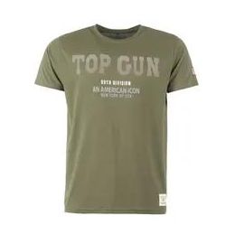 T-Shirt Top Gun "TG20213006", Damen, Gr. 54XL, gr&uuml;n (oliv), Obermaterial: 100% Baumwolle, Shirts T-Shirt