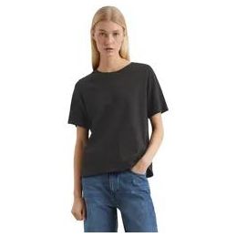 Marc O'Polo T-Shirt MARC O'POLO DENIM, Damen, Gr. L, schwarz, Jersey, Obermaterial: 100% Baumwolle, loose fit, Rundhals, Shirts T-Shirt, im cleanen Basic-Look