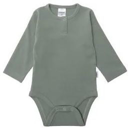 Langarmbody Liliput, Jungen, Gr. 74/80, EURO-Gr&ouml;&szlig;en, gr&uuml;n (hellgr&uuml;n), 95% Baumwolle, 5% Polyester, unifarben, kurz, Bodys, mit praktischen Druckkn&ouml;pfen