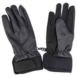 Laufhandschuhe WHISTLER "Telun", Damen, Gr. L, schwarz, 100% Polyester, unifarben, Handschuhe, mit wasser -und winddichter Ausstattung