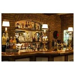 Fototapete papermoon "BAR-TRESEN, Theke", bunt, B:3m L:2,23m, Vlies, Tapeten