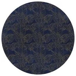 Vliestapete Komar "Vlies selbstklebend - Royal Blue - Gr&ouml;&szlig;e 125 x 125 cm", schwarz (schwarz, wei&szlig;), B:125m L:125m, Vlies, Tapeten, Wohnzimmer, Schlafzimmer