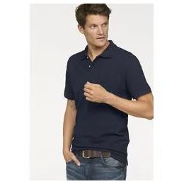 Poloshirt Tom Tailor "Basic", Herren, Gr. 3XL, blau (navy), Piqu&eacute;, Obermaterial: 100% Baumwolle, unifarben, normal, Flachstrickb&uuml;ndchen, Shirts, Baumwoll-Piqu&eacute;