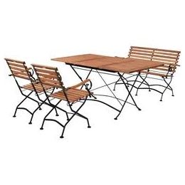 Garten-Essgruppe Merxx "Schlo&szlig;garten", beige (natur), Sitzm&ouml;bel-Sets