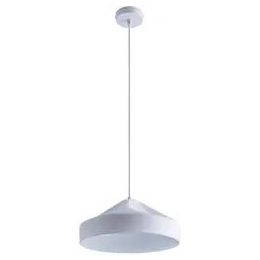 Paco Home Pendelleuchte "HURLEY T", wei&szlig;, 1, &Oslash; 36cm H: 18cm, Leuchten, H&auml;ngelampe Esszimmer K&uuml;chenlampe H&auml;ngend Esstischlampe Innen Gold, Pendelleuchte