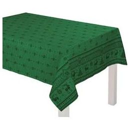 Tischdecke WIRTH "ROMO", bunt (gr&uuml;n, goldfarben), B:130cm L:160cm, Baumwollmischung, Tischdecken, Tischdecke
