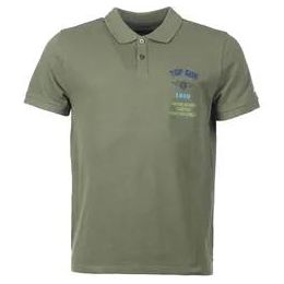 T-Shirt Top Gun "TG20201018", Herren, Gr. 50M, gr&uuml;n (olive), Obermaterial: 100% Baumwolle, Shirts T-Shirt