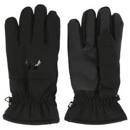 Laufhandschuhe WHISTLER "Wasio", Damen, Gr. XL, schwarz, 94% Polyester, 6% Elasthan, unifarben, Handschuhe, mit atmungsaktiver Funktion