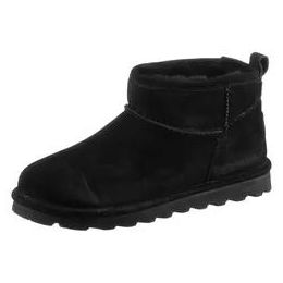 Winterboots Bearpaw "SHORTY", Damen, Gr. 41, schwarz, Veloursleder, Schuhe Winterboots, Winterstiefel, Schlupfstiefel mit herausnehmbarer Innensohle