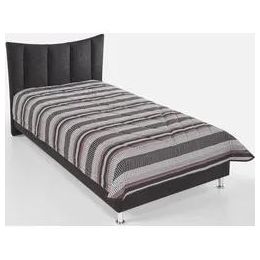 Tagesdecke, schwarz, B:235cm L:225cm, Polyester, Westfalia Schlafkomfort, Tagesdecken