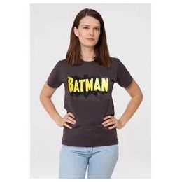 T-Shirt logoshirt "Batman Wings", Damen, Gr. M, schwarz, 100% Baumwolle, bedruckt, normal, Rundhals, Shirts T-Shirt, mit trendigem Superhelden-Print