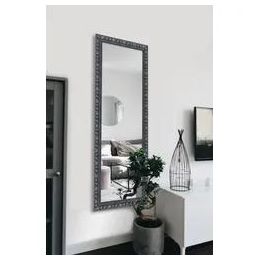 Dekospiegel Mirrors and More, silber (schwarz, silberfarben), B:50cm H:150cm T:3cm, Holzwerkstoff, Spiegel, Wandspiegel