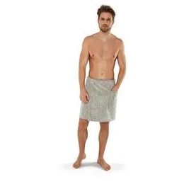 M&ouml;ve Kilt M&Ouml;VE "Eden, ideal f&uuml;r Sauna & Spa", beige (natur), L:50cm, Walkfrottier, Hausm&auml;ntel, edle Karo-Optik