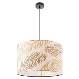 Paco Home Pendelleuchte "Kuba 123", wei&szlig;, 1, &Oslash; 45,5cm H: 27cm, Leuchten, H&auml;ngelampe Esstisch Wohnzimmer Modern Lampe Kinderzimmer Jungle, Pendelleuchte