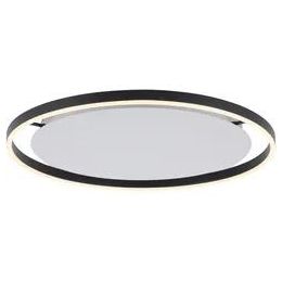 JUST LIGHT Deckenleuchte "RITUS", grau (anthrazit), 1, &Oslash; 5,9cm, 1 Stk., Leuchten, LED, dimmbar, Switchmo, dimmbar, Switchmo, Deckenleuchte