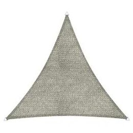 Sonnensegel Windhager "Elba Dreieck", beige, B:360cm T:360cm, Polyethylen, Sonnensegel, 3,6x3,6x3,6m, beige