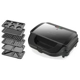 2THETA ETA Sandwichmaker "6in 1 SORENTO Plus ETA515190000", schwarz, B:29,5cm H:11,5cm T:25,5cm, Sandwichmaker