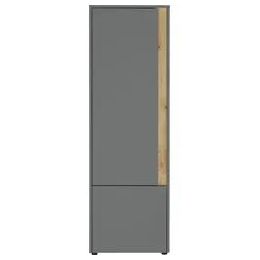 Aktenschrank Home Affaire "CiTY/GiRON", grau (anthrazit), B:50cm H:158cm T:40cm, Schr&auml;nke, Stauraumschrank zeitlos modern, wohnliches Home Office, Breite 50 cm