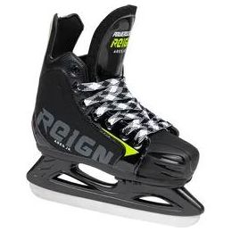 Schlittschuhe Reign "Ares Jr. adjustable" Gr. 28, gr&uuml;n (gr&uuml;n, schwarz), Inlineskates_Rollschuhe, Kinder, 28/31 (bis 100 kg), Kunstfaser, Vinyl