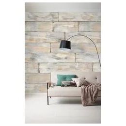Fototapete Komar "Digitaldruck Vlies - Shabby Chic - Gr&ouml;&szlig;e 300 x 250 cm", bunt, B:3m L:2,5m, Vlies, Tapeten, Wohnzimmer, Schlafzimmer
