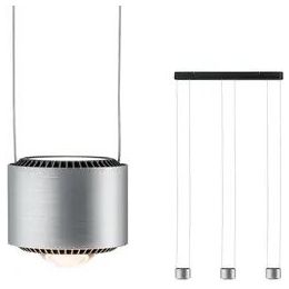 Paulmann LED Pendelleuchte "Aldan", schwarz (schwarz, aluminiumfarben), 3, &Oslash; 10cm H: 8,5cm, 1 Stk., Leuchten, LED Pendelleuchte