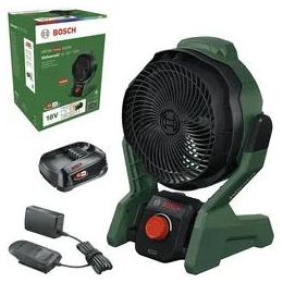 Standventilator Bosch HOME & GARDEN "UniversalFan 18V-1000", gr&uuml;n, B:31cm H:42cm T:25cm, Ventilatoren, inkl. Akku und Ladeger&auml;t