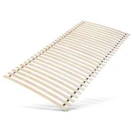 Rollrost Beco "Quick 28 Rollrost", beige, B:140cm H:2,5cm L:200cm, Lattenroste, Top Handling, da gerollt&fertig montiert