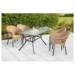 Garten-Essgruppe Merxx "Ravenna", beige (natur), Sitzm&ouml;bel-Sets