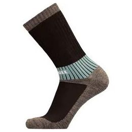 Socken UphillSport "VAARU", Damen, Gr. 35-38, schwarz (schwarz, grau), 40% Viskose, 25% Wolle, 22% Polyamid, 11% Polypropylen, 2% Elasthan, mehrfarbig, Socken Socken, mit 4-Lagen-Struktur