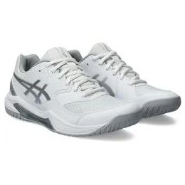 Tennisschuh asics "GEL-DEDICATE 8", Damen, Gr. 39, wei&szlig;, Synthetik, Textil, Schuhe, Multicourt-Schuh, Allcourt-Schuh