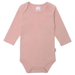 Body Liliput "rose", Jungen, Gr. 62/68, EURO-Gr&ouml;&szlig;en, rosa, 100% Baumwolle, unifarben, kurz, Rundhals, Bodys Body, mit Amineck Ausschnitt
