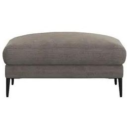 Pouf FLEXLUX "Belle Polsterhocker, Sitzhocker", braun (taupe braun), B:95cm H:43cm T:73cm, Poufs, Pouf, Skandinavisches Design, In hochwertiger Verarbeitung